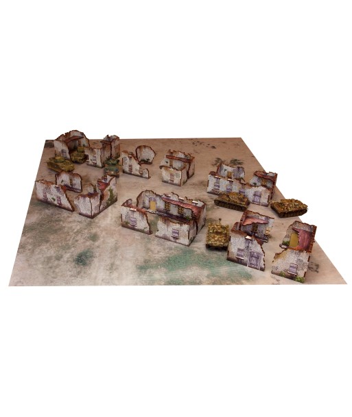 WW2 Achtung Panzer Normandy Ruined City bundle (6) (28mm)