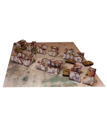 WW2 Achtung Panzer Normandy Ruined City bundle (6) (28mm)
